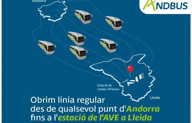 Una nova línia de bus unirà cada dues hores Andorra i l’estació de l ...