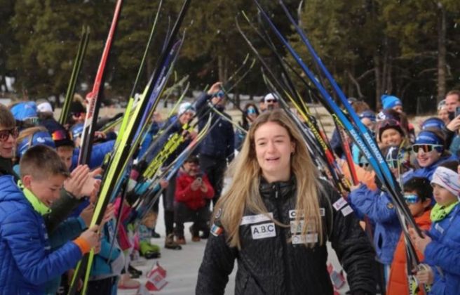 La família de l’esquí de fons rep amb tots els honors a Gina del Rio ...