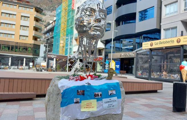 Homenatge a Aleksei Navalni en ple cor d’Andorra - Altaveu el diari digital d'Andorra