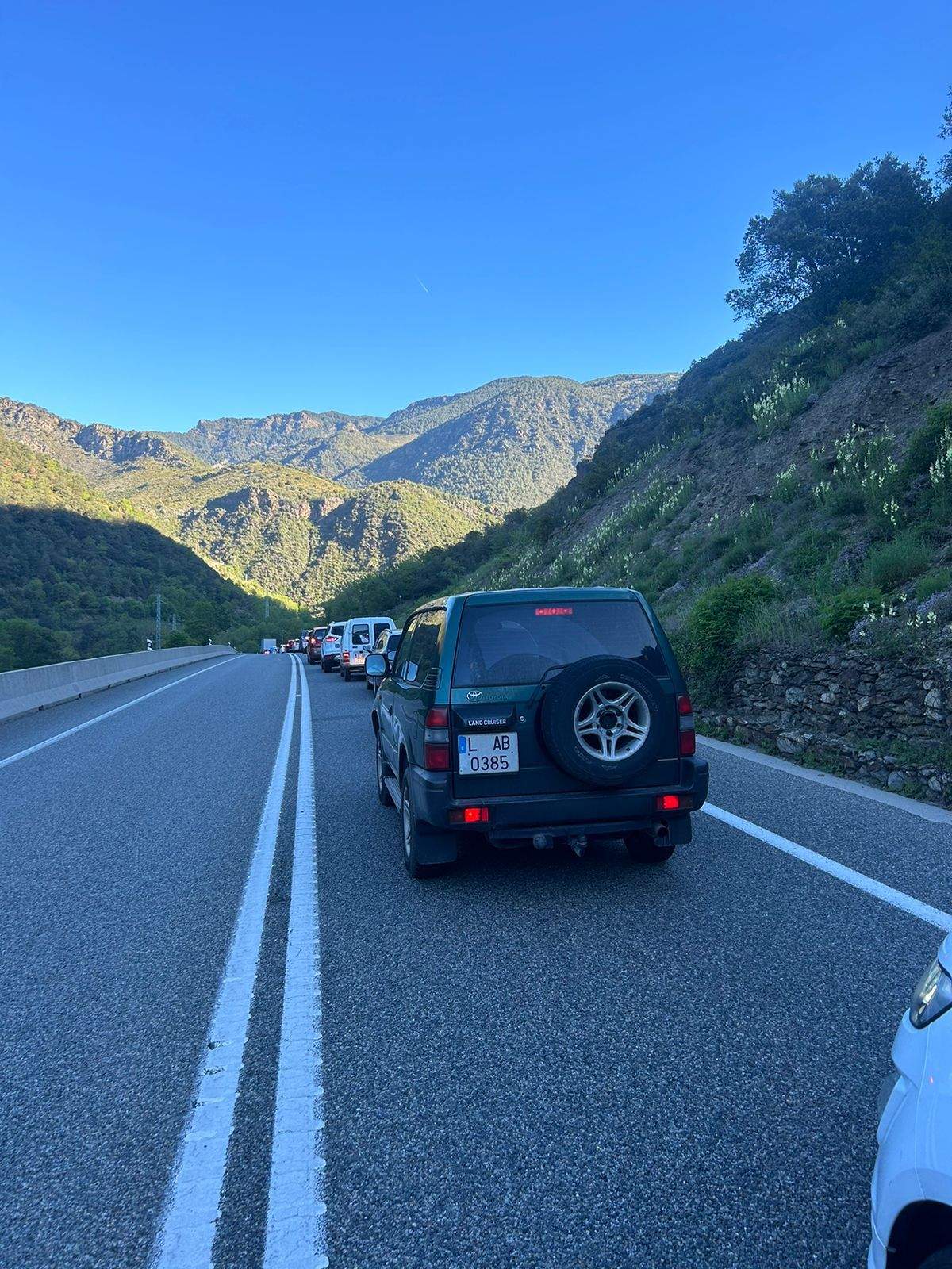 Tres quilòmetres de retenció per entrar a Andorra des d’Espanya per ...